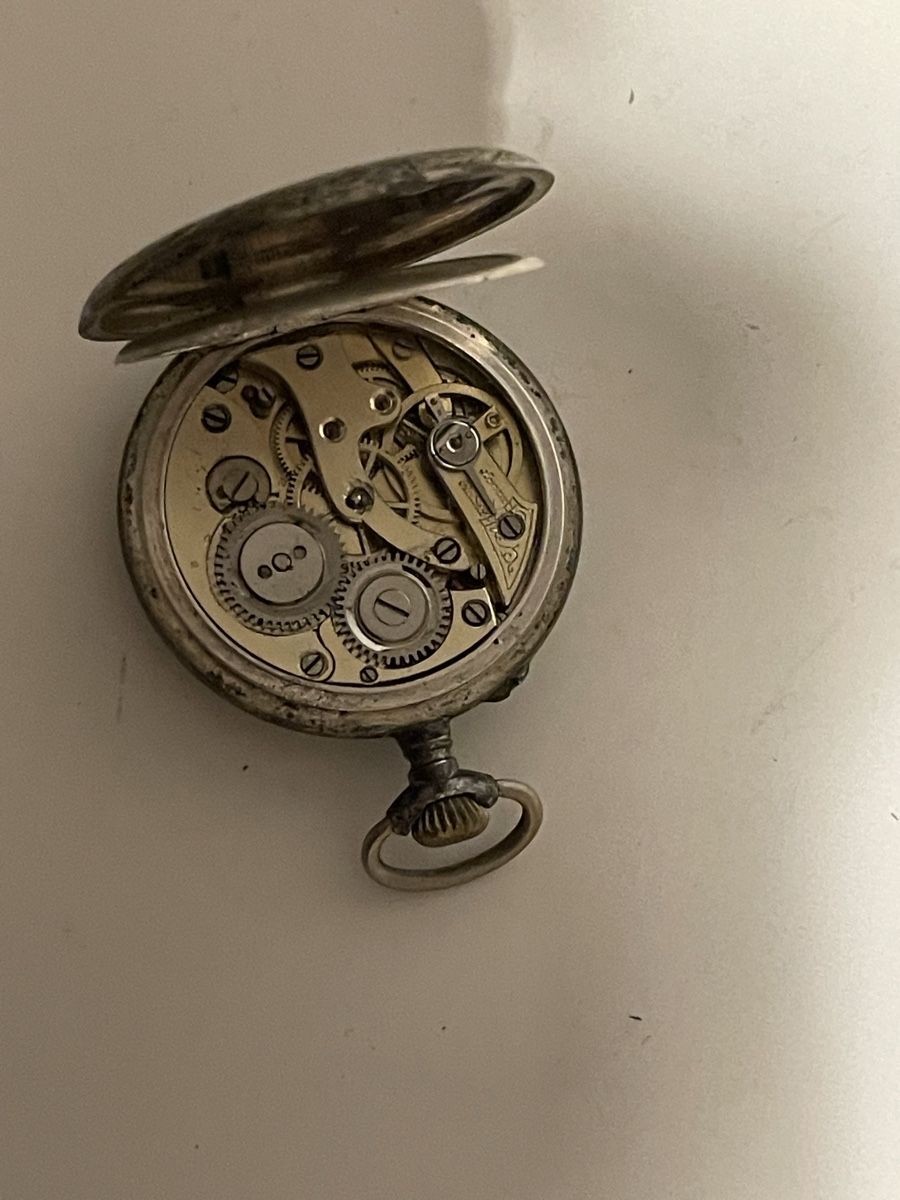Montre à gousset ancienne décorée, Argent massif 800 (Gebraucht) in ...