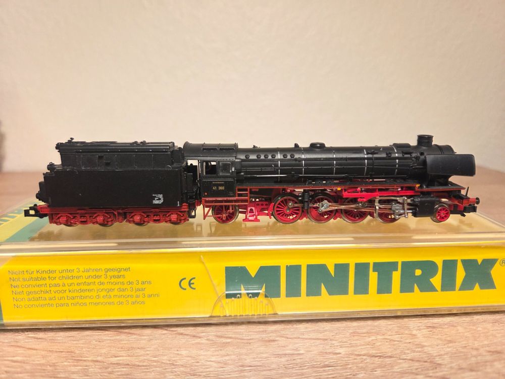 Minitrix N 12838 Dampflok BR 41 DB Digital (D'occasion) à St-Aubin ...
