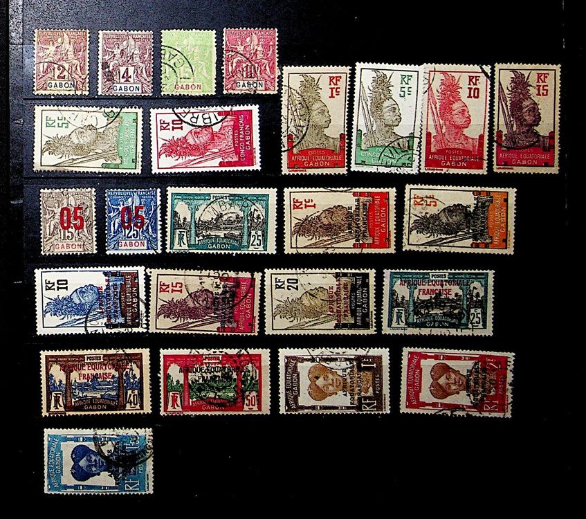 GABON TIMBRES OBLITÉRÉS /AV59 (Gebraucht) in Estavayer-le-Lac für CHF 2 ...