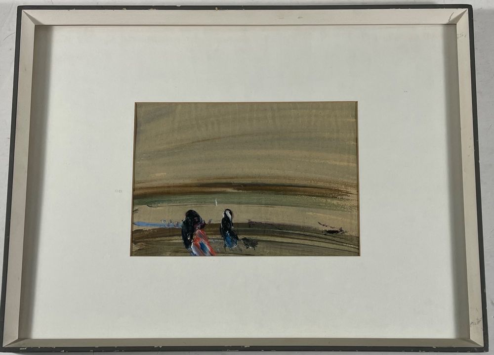 Interessante Mischtechnik Monogrammiert (Gebraucht) in Root für CHF 10 – mit Lieferung auf ...