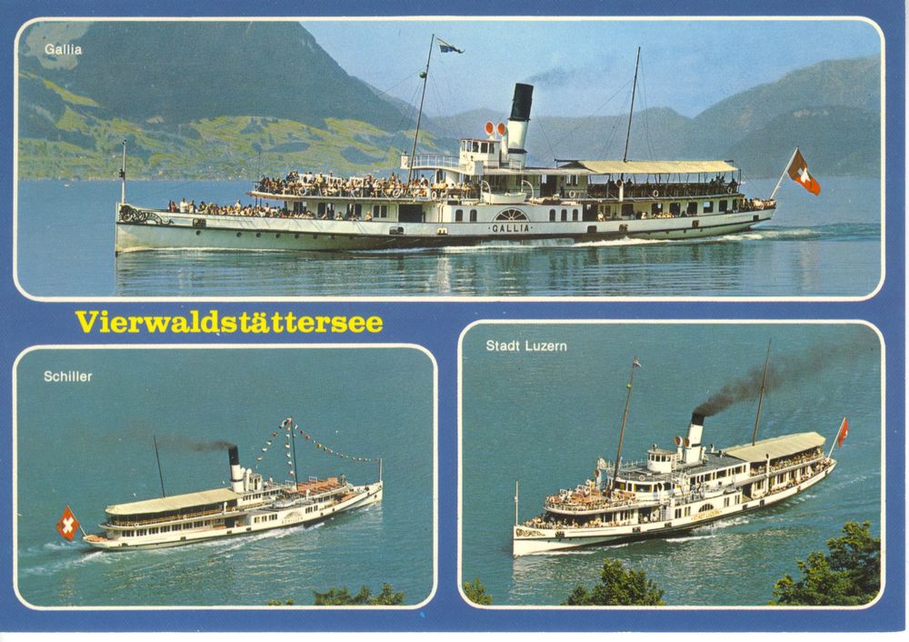 Raddampfer, Vierwaldstättersee, Dampfschiffe, SGV | Kaufen auf Ricardo