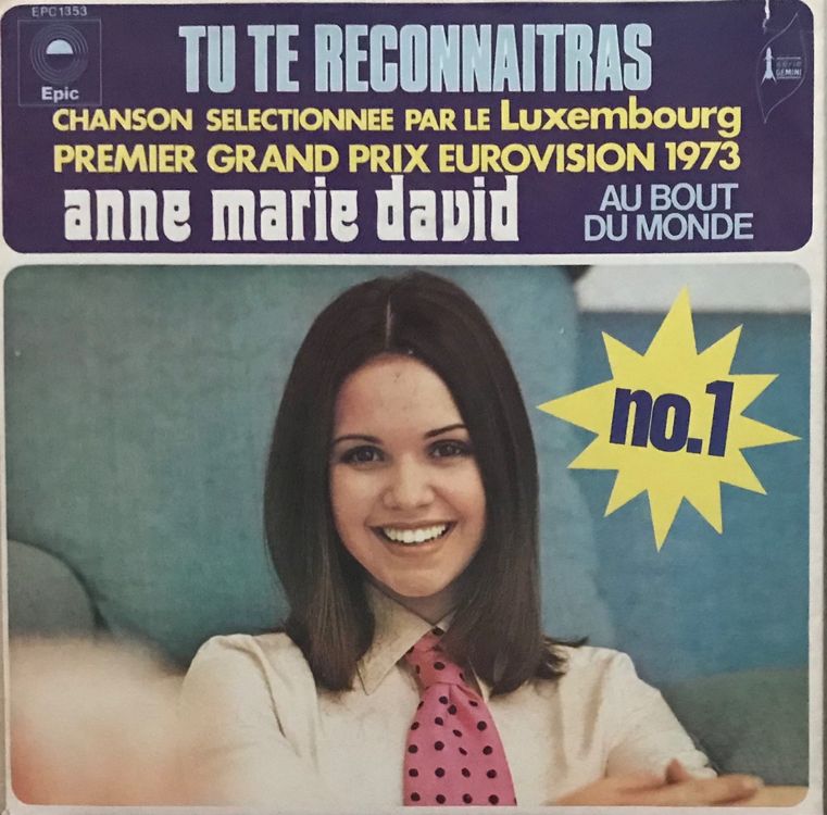 ANNE MARIE DAVID - TU TE RECONNAITRAS - EUROVISION 1973 (Gebraucht) in ...
