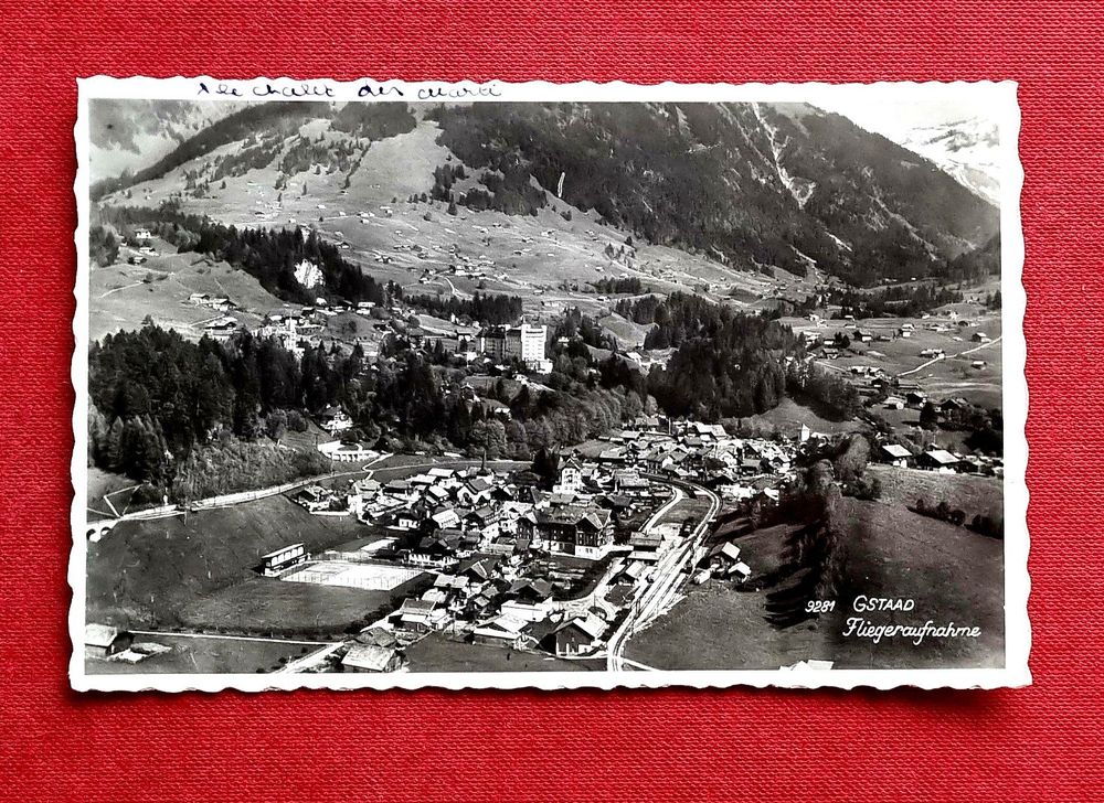 Gstaad - Dorfansicht - Bahnhof Montreux-Oberland - MOB 1940 (Gebraucht) in Rothrist für CHF 19.9 ...