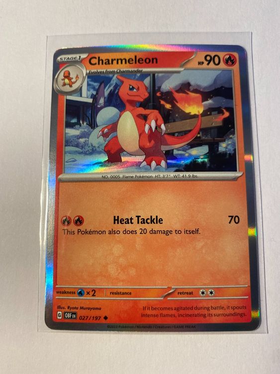 Pokemon Charmeleon 027/197 Holo Obsidian Flames EN | Kaufen auf Ricardo