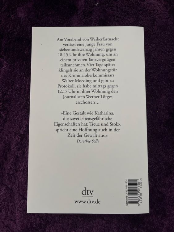 Die verlorene Ehre der Katharina Blum von Heinrich Böll (Gebraucht) in ...