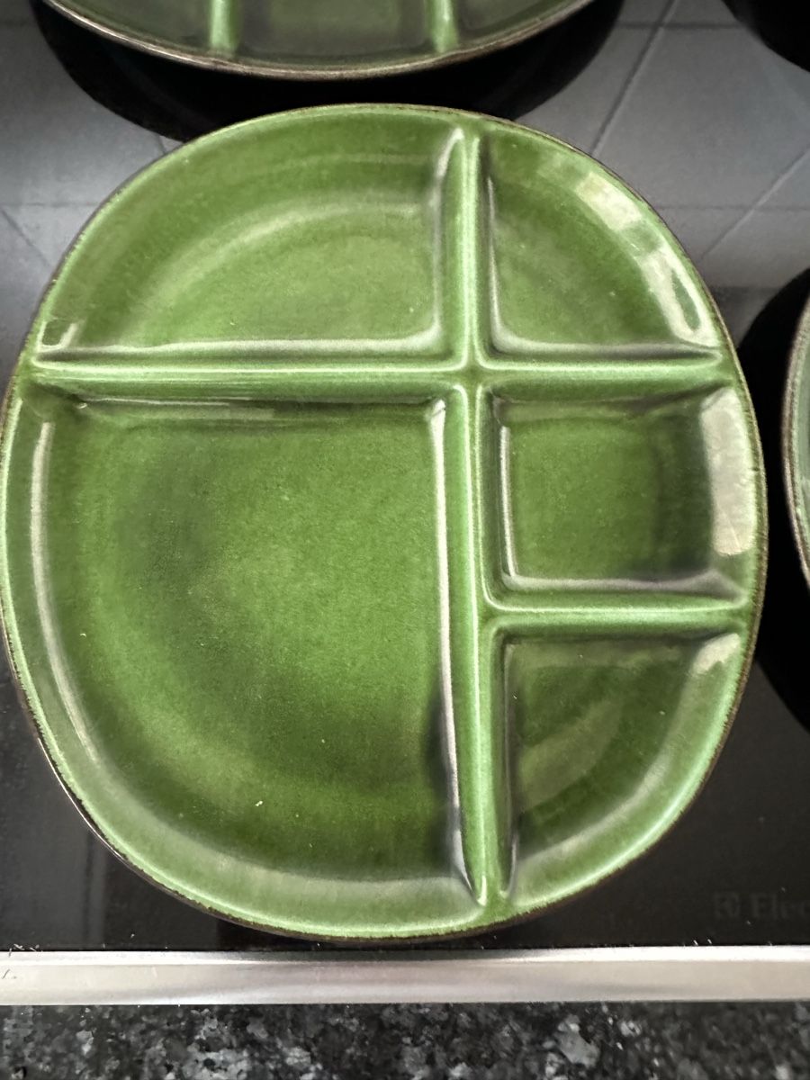 vintage Teller für Fondue Bourguignonne ,Fondue Chinoise, (Gebraucht ...