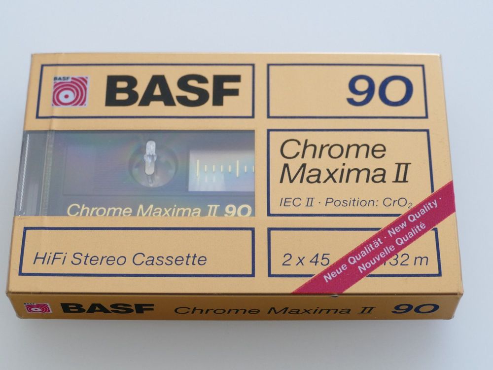 BASF Chrome Maxima II Kassetten (Neu und originalverpackt) in Esslingen ...