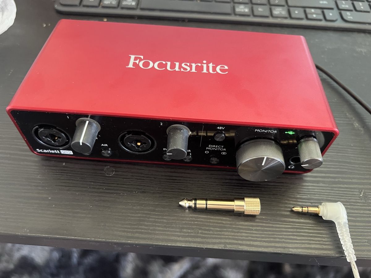 Focusrite Scarlett 2i2 USB Audio Interface - Top Zustand! (Gebraucht ...