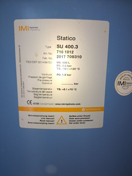 Pneumatex 400 Lt (Gebraucht) in oberbuchsiten für CHF 200 – nur Abholung auf Ricardo kaufen