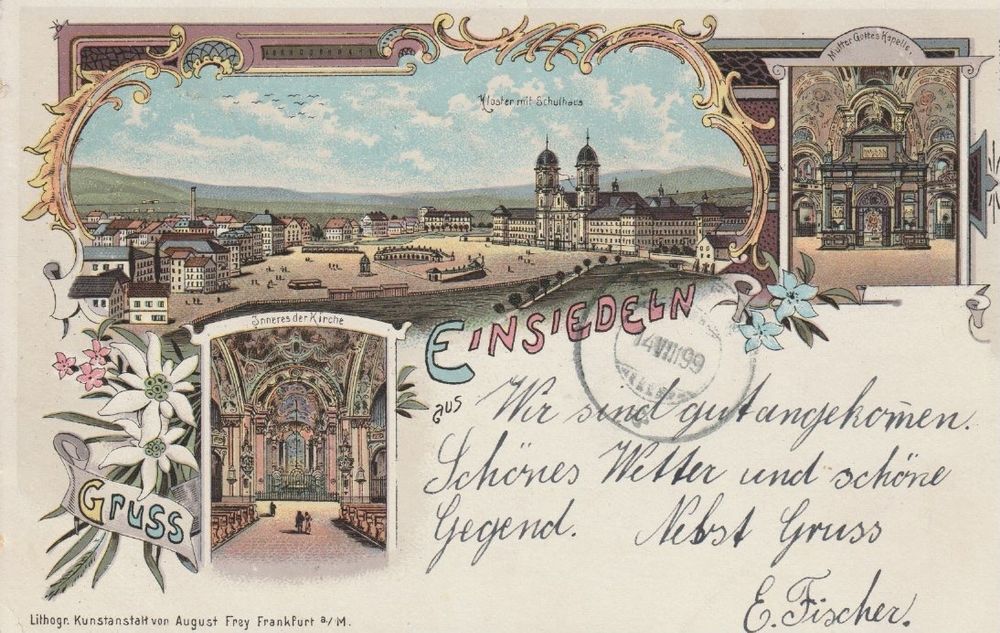 SZ 396 Gruss aus Einsiedeln, 1899 | Kaufen auf Ricardo