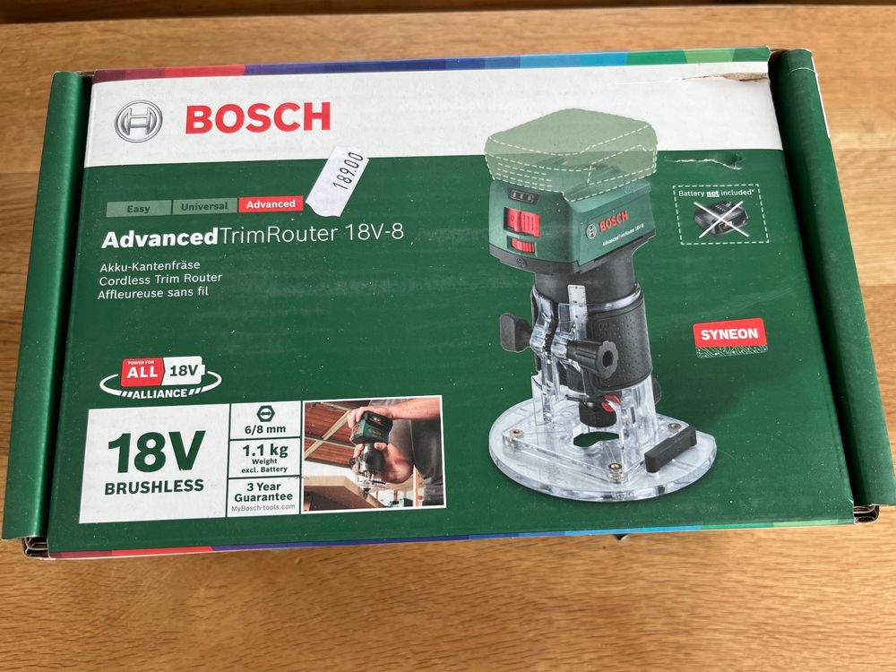 BOSCH Advanced Trim Router 18V-8 (Gebraucht) in Wil ZH für CHF 64 – mit ...