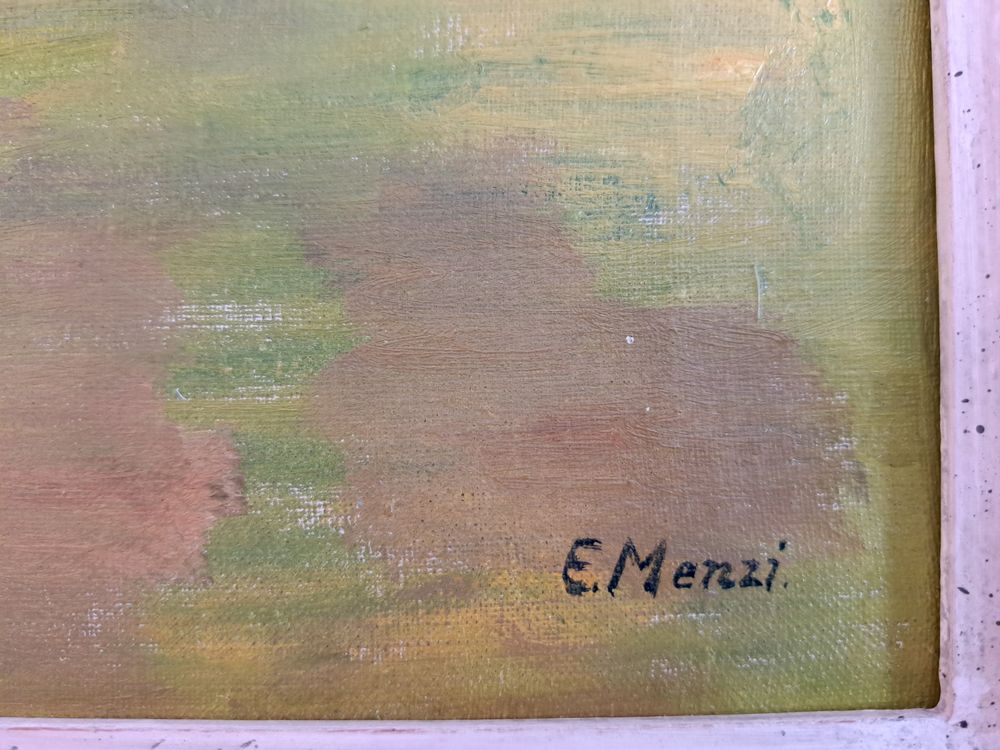 Gemälde von Eugen Menzi (1897-1971) aus dem Rheintal/SG (Gebraucht) in ...