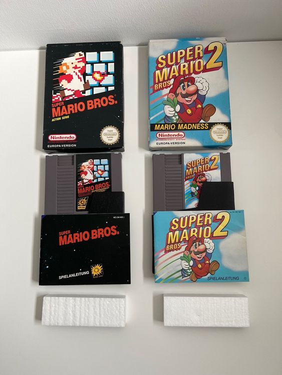 NES Super Mario Bros. 1 + 2 OVP | Kaufen auf Ricardo