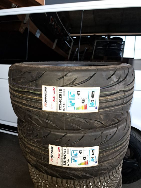 2x Nankang NS-2R Semi Slicks 225/40 ZR18 (Neu (gemäss Beschreibung)) in Zizers für CHF 50 – nur ...