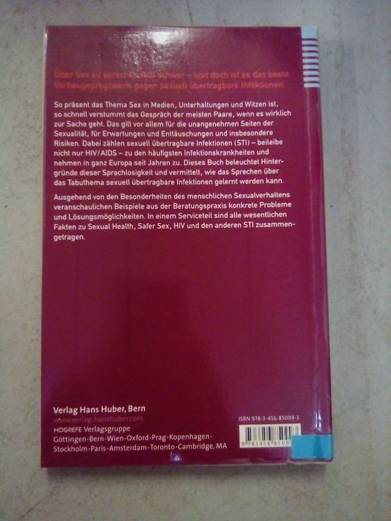 Sprechen über Sex und über Infektionsrisiken Kurt April (Gebraucht) in ...