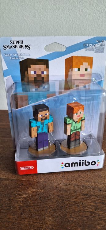 Nintendo amiibo Steve & Alex - Minecraft, Super Smash Bros | Kaufen auf ...