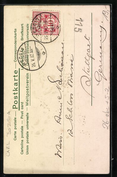 sign. Carl Jozsa: Herz Dame mit goldenem (Gebraucht) in Berlin für CHF ...