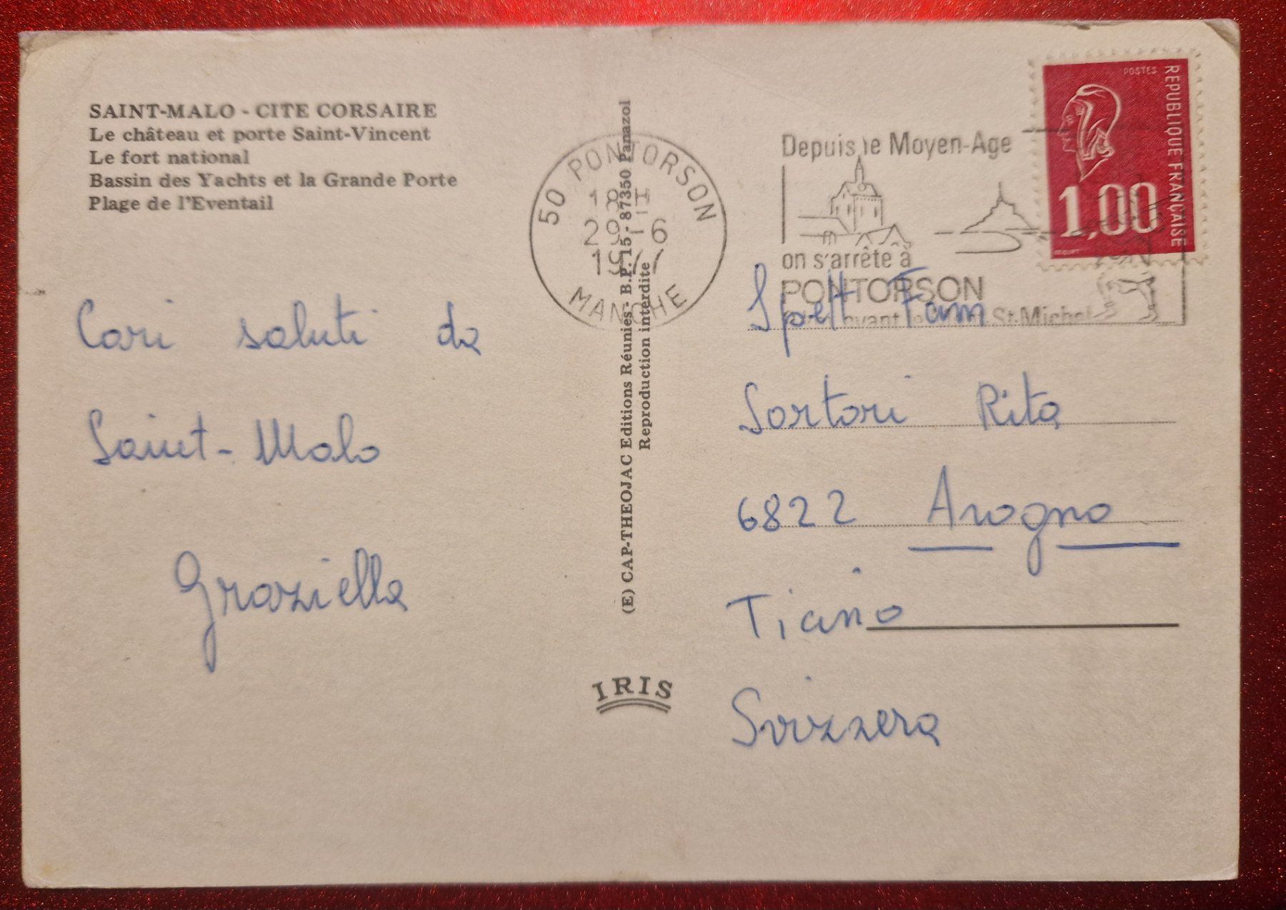 Saint-Malo, Cité Corsaire, France 1977 (Gebraucht) in Melchnau für CHF ...