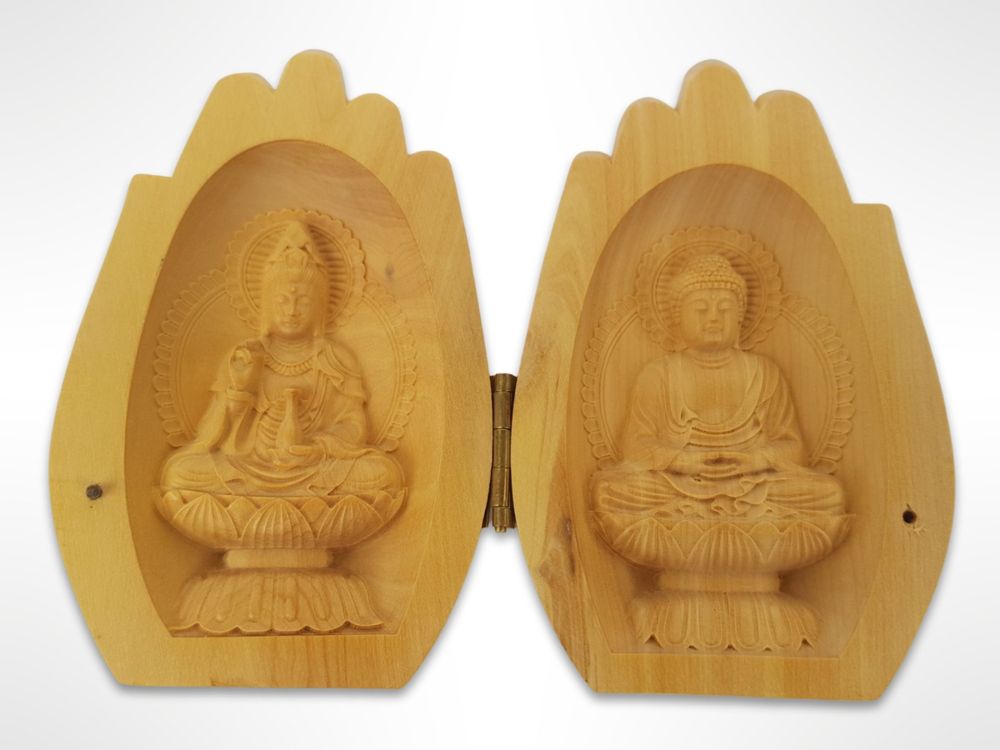 Buddhistische Statue Seishi Basatsu Schaka Nyorai (Gebraucht) in Suhr ...