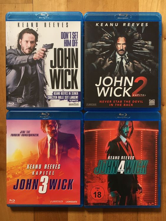 John Wick 1-4 (Blu Ray) (Gebraucht) in Wisen SO für CHF 14.9 – mit ...