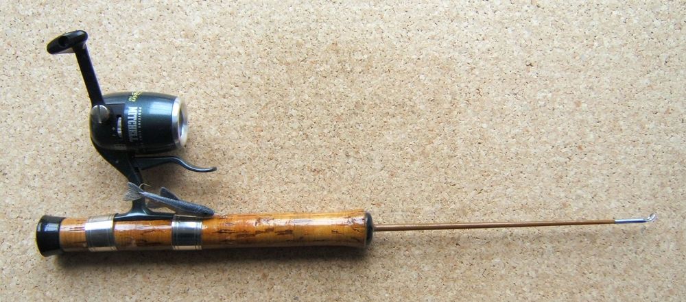 RUTE ZUM EISFISCHEN MIT MITCHELL ROLLE (Gebraucht) in Brunnen für CHF ...