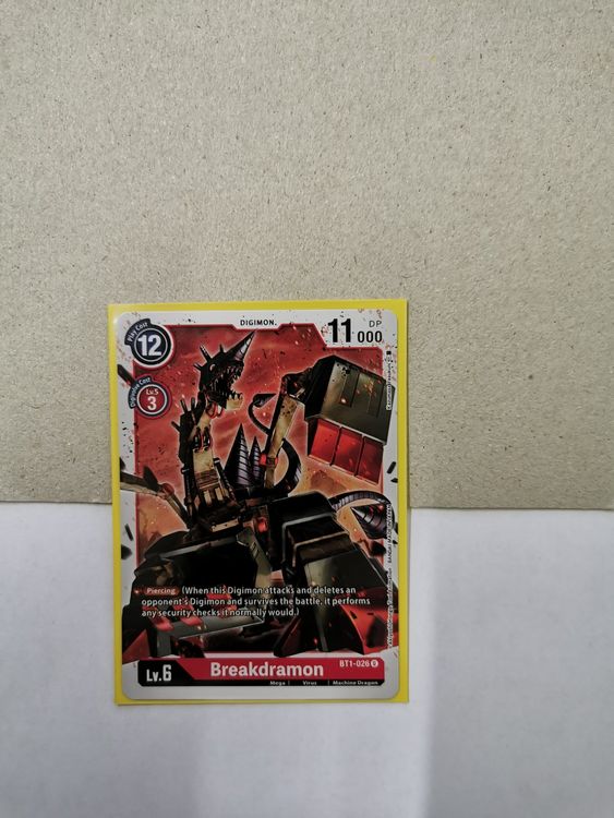 Digimon/Brakedramon BT1-026 U | Kaufen auf Ricardo