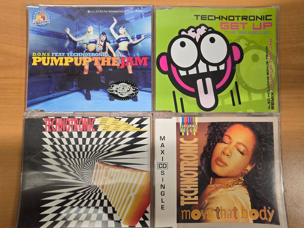 4 CD Singles - Technotronic | Kaufen auf Ricardo