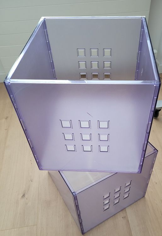 IKEA Lekman Boxen 2x für KALLAX (durchsichtig) (Gebraucht) in ...