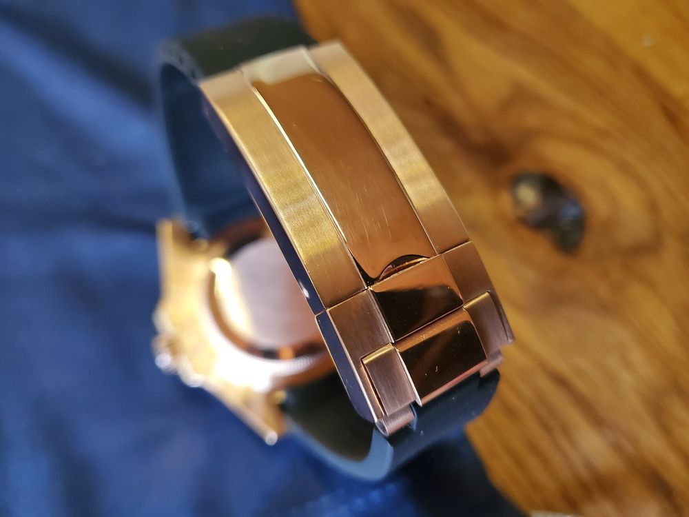 Seiko Mod Yachtmaster Style Oysterflex Automatic 44mm | Kaufen auf Ricardo