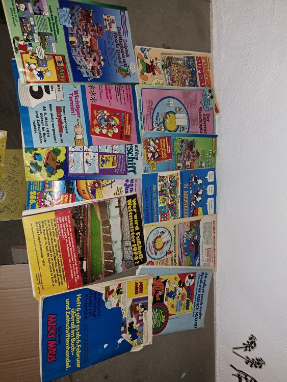 Micky Maus Comics Sammlung, Jahrgänge 70er, 80er, (Gebraucht) in ...
