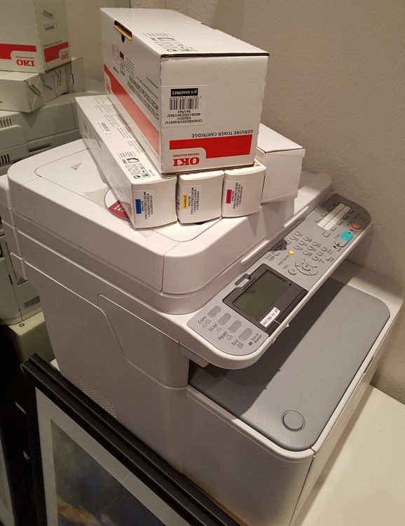 OKI MC362 Laser Duplex Drucker & 4 Toner | Kaufen auf Ricardo
