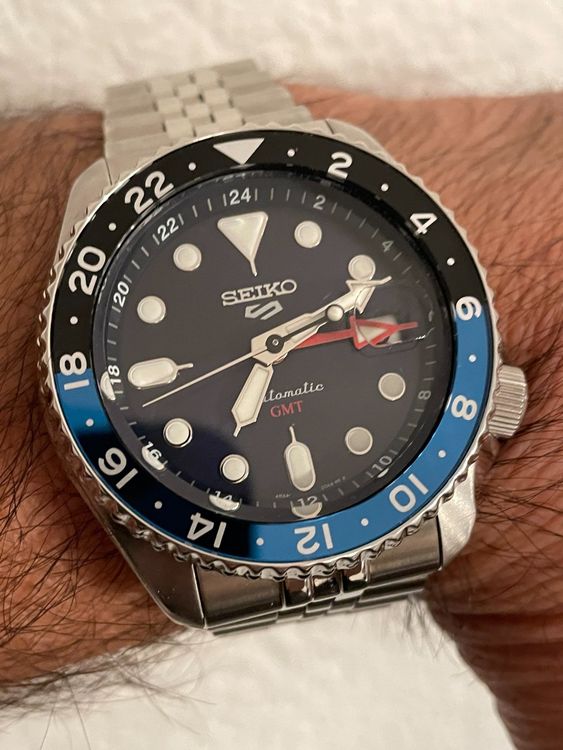 Seiko 5 Sports GMT Blueberry SKX Re-Interpretation | Kaufen auf Ricardo