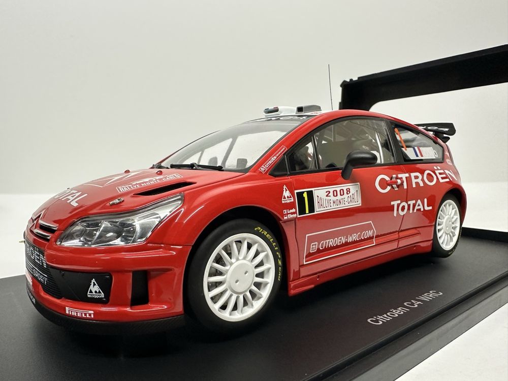 Citroën C4 WRC 1:18, Loeb, Monte Carlo Winner, AutoArt, OVP (Neu ...