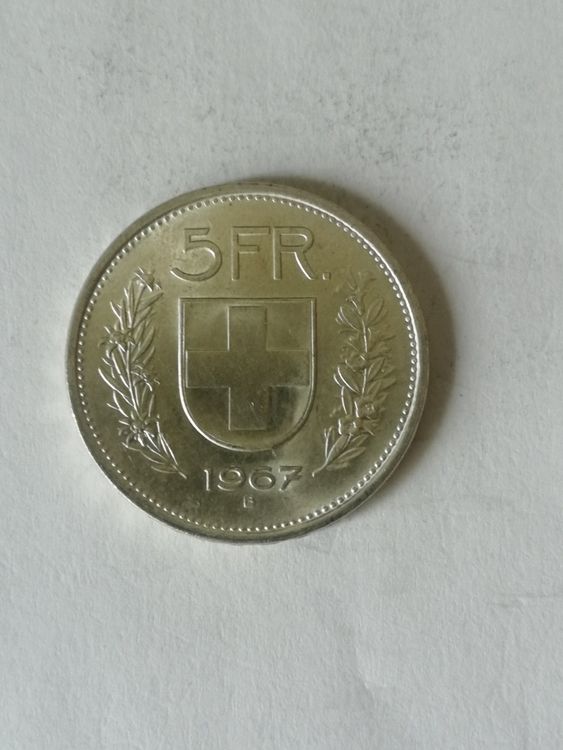 5 Fr. 1967 Silber (Gebraucht) in Hinterkappelen für CHF 9.2 – mit Lieferung auf Ricardo kaufen