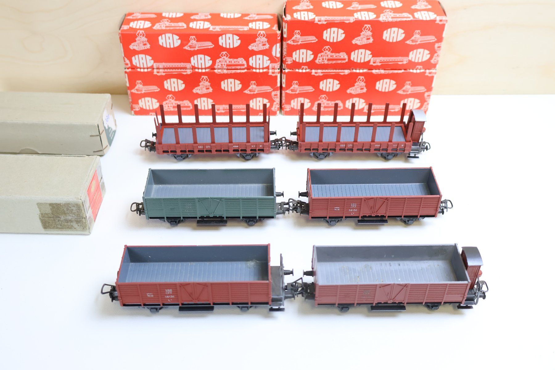 HAG 6 x SBB Güterwagen Set H0 - schöne Modelle für Sammler (Gebraucht ...