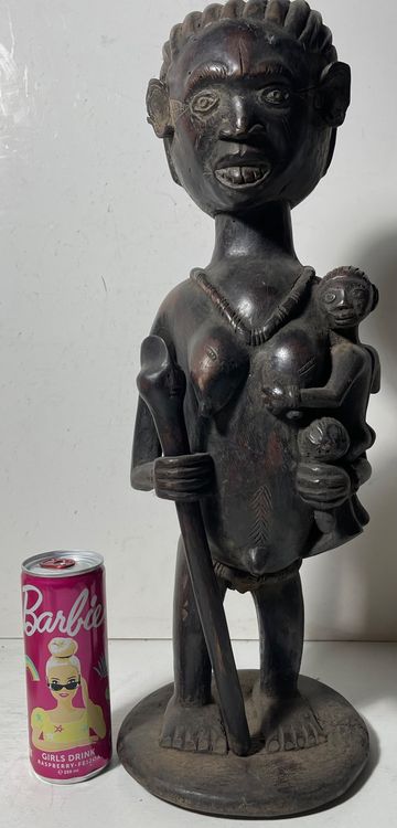 Grosse Sehr Alte Afrikanische Skulptur aus Holz | Kaufen auf Ricardo