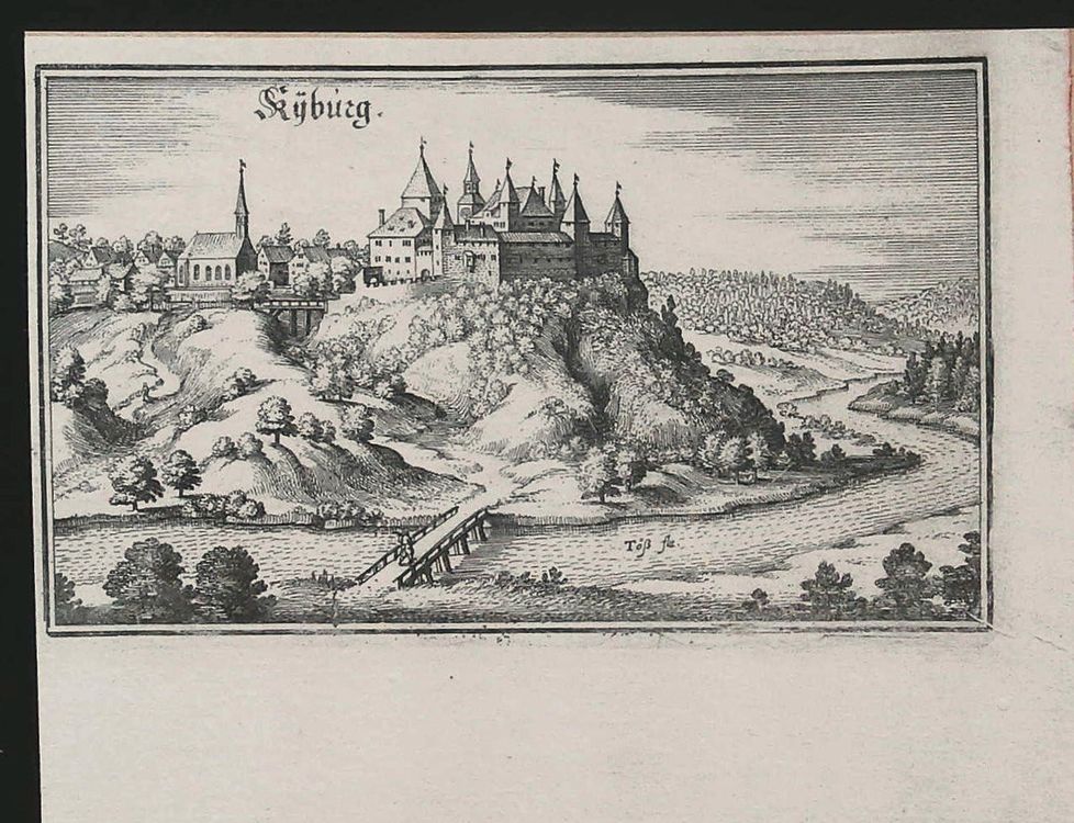 Kyburg Kupferstich von Merian (Gebraucht) in Rafz für CHF 45 – mit ...