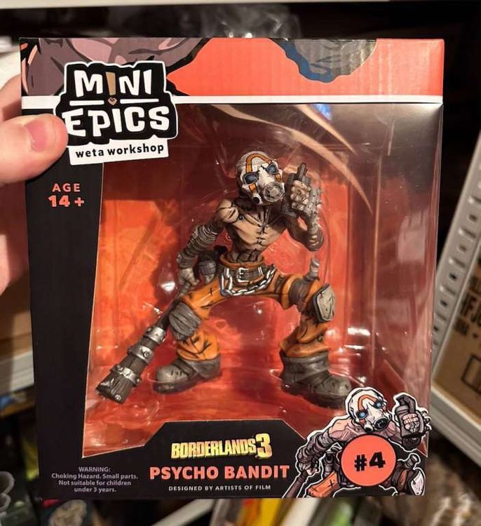 Mini Epics - Borderlands 3 - Psycho figurine (Neu und originalverpackt ...