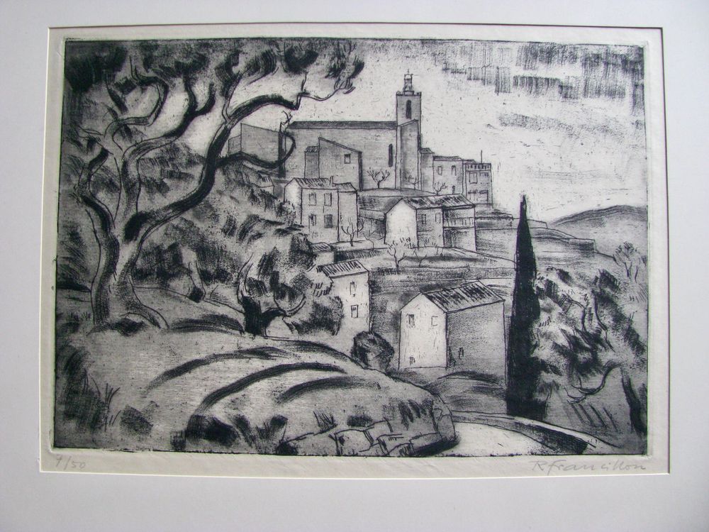 Rare : René Francillon - Eau forte - Signée - 7/50 (D'occasion) à ...