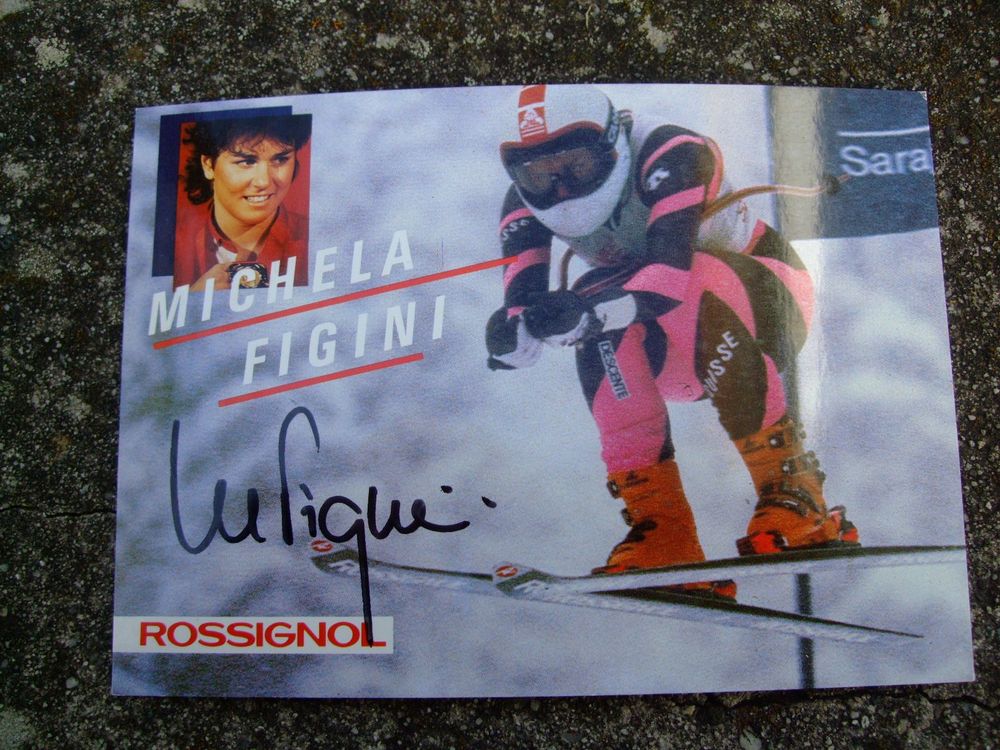 MICHELA FIGINI (CH) AUTOGRAMMKARTE TOP (Gebraucht) in Schachen b. Reute ...