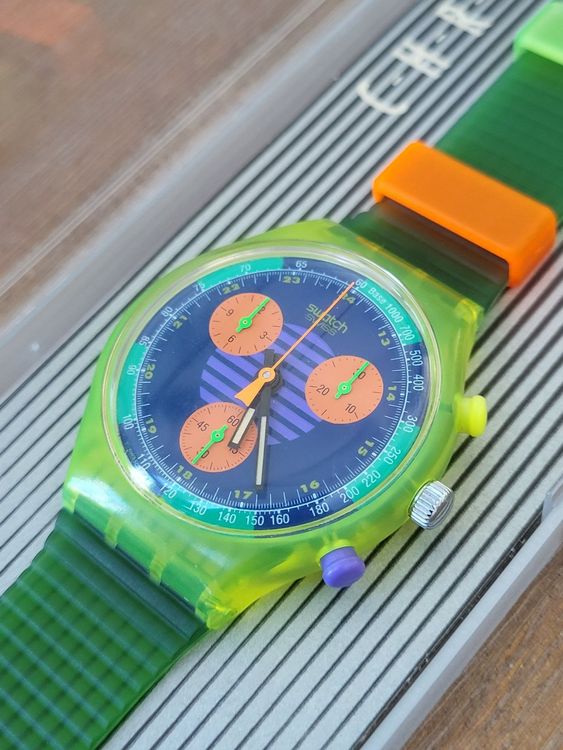SWATCH CHRONO SCJ100 NEO WAVE NEU | Kaufen auf Ricardo