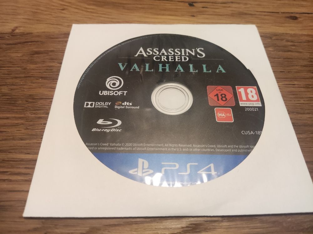Assassin's Creed Valhalla - Disc only (PS4) (Gebraucht) in Oberembrach ...