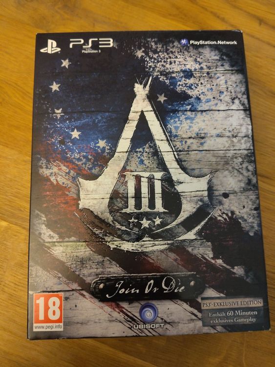 Assassin's Creed III - Join or Die Edition - Playstation 3 (Gebraucht ...