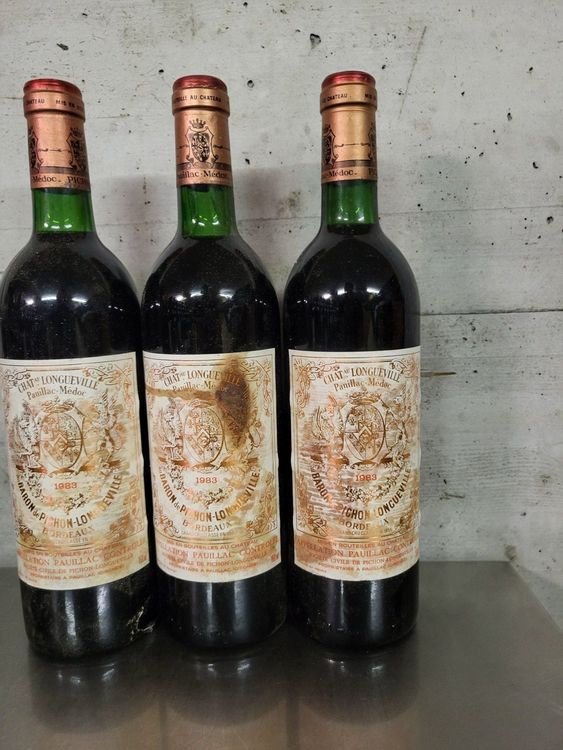 3 Flaschen Chateau Pichon Lallande 1983 (Gebraucht) in Untersiggenthal für CHF 306 – mit ...