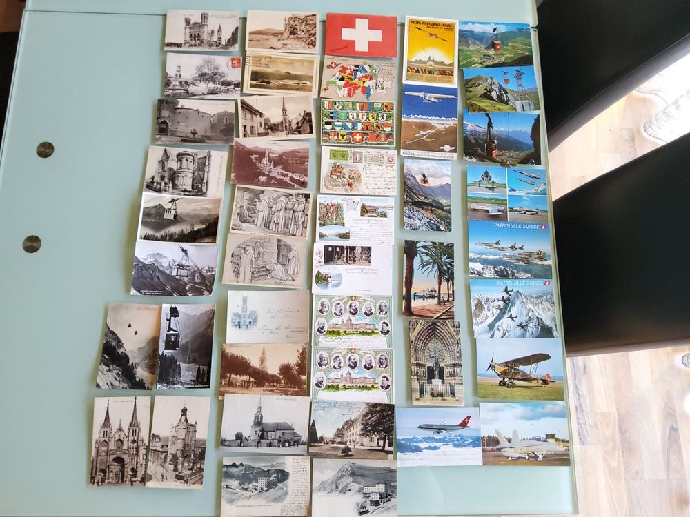 Lot de 44 cartes postales anciennes (D'occasion) à Malleray pour CHF 1 ...