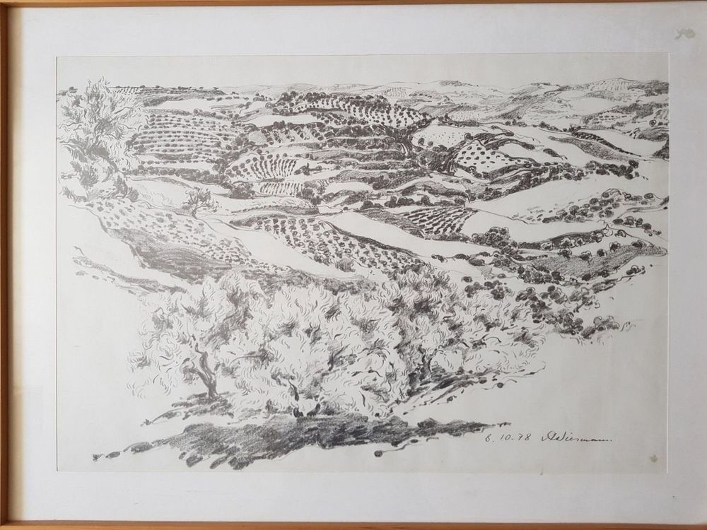 A. Wiesmann Zeichnung Bild Gemälde Zeichnung 1978 (Gebraucht) in ...