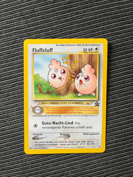 Pokemon Fluffeluff Black Star Promo 36 Non Holo (Gebraucht) in Wabern ...