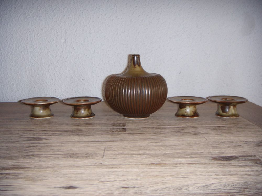 Langenthal Sahara Kugelvase + 4 !! Kerzenständer | Kaufen auf Ricardo