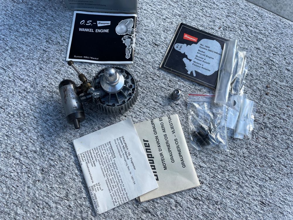 Rare OS Graupner Wankel Engine RC Vintage NSU (Gebraucht) in Chiasso ...