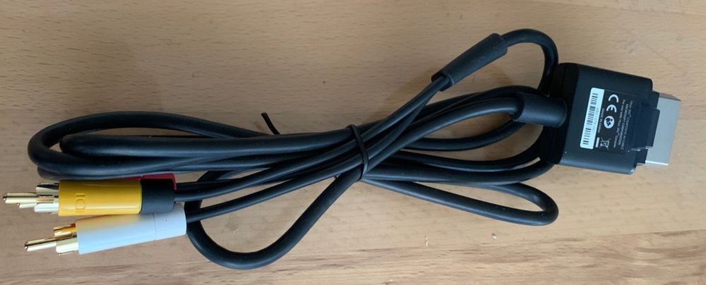 Kabel Microsoft Xbox 360 Videokabel Composite AV Cable (Gebraucht) in ...